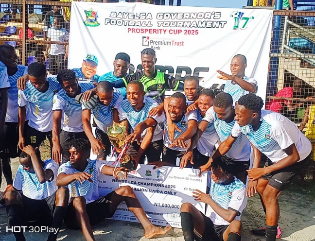 Prosperity Cup 2025: Nembe City FC Lifts Nembe LGA Championship Trophy ...