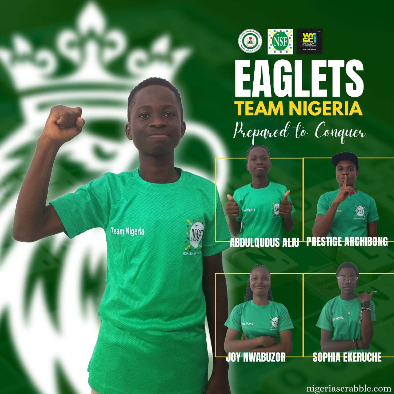 Victorious Team Nigeria to World Youth Scrabble Championship due in ...