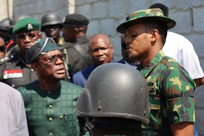 Wike accuses ex-Naval Chief of land grab, soldiers bar minister from ...